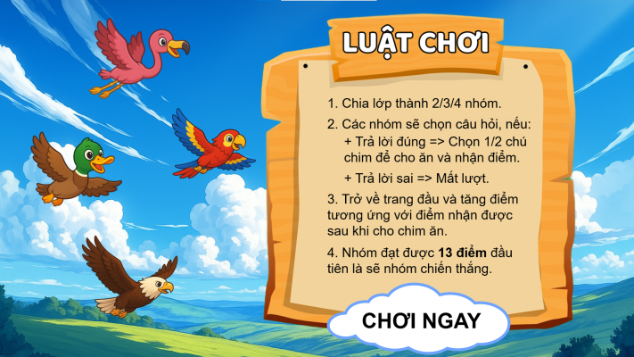 Trò chơi Bắn chim – Game giáo dục